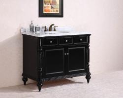 47 Inch Single Sink Bathroom Vanity in Antique White UVLFWH2747WHITE47
